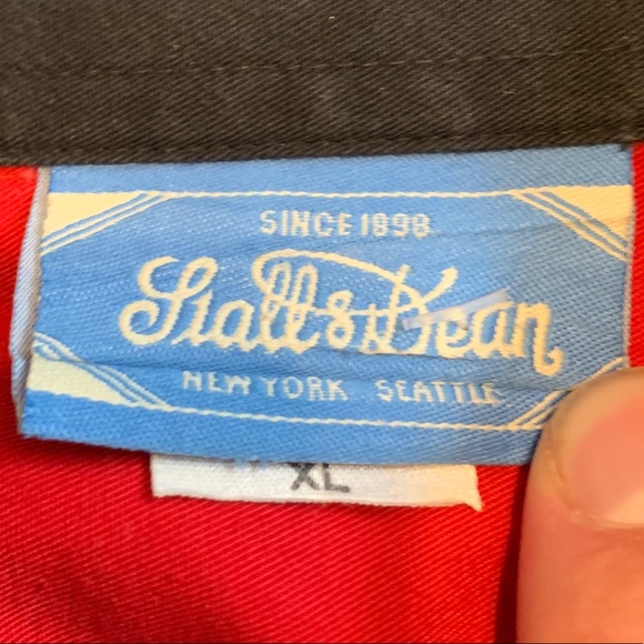 Stall & Dean | Shirts | Vintage Stall Dean Color Block Button Down ...